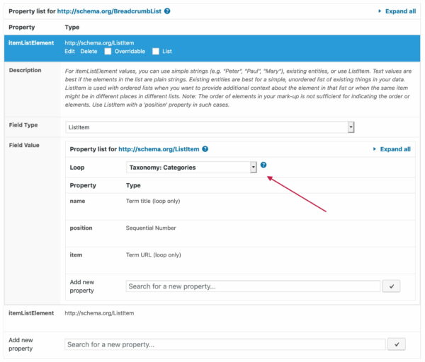 How to use Loops to iterate over items - SNIP: Rich Snippets & Structured Data WordPress Plugin