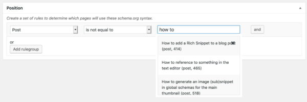 How to Exclude Structured Data on certain Posts - SNIP: Rich Snippets & Structured Data ...