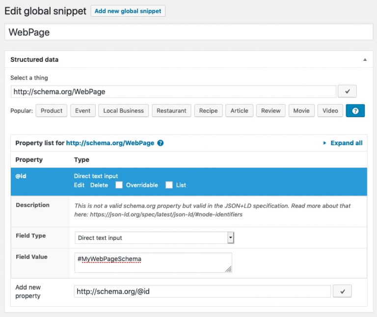 How to build complex Structured Data using @id - SNIP: Rich Snippets & Structured Data WordPress ...